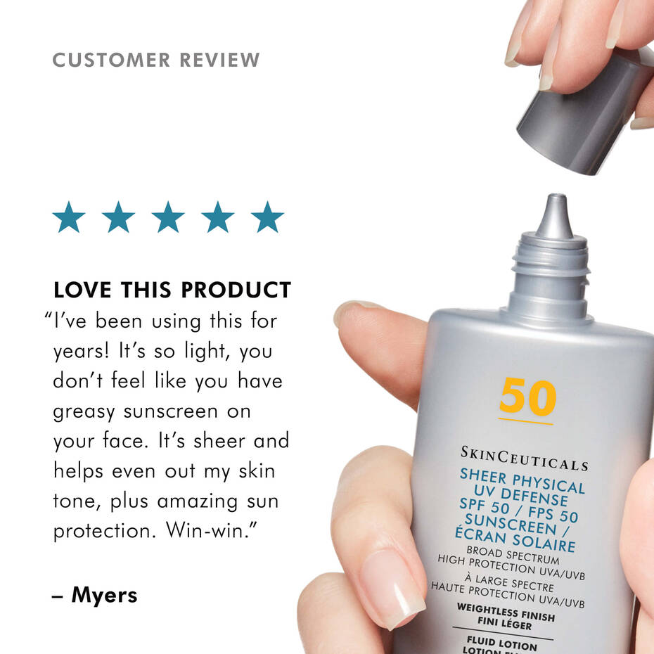 Sheer Physical UV Defense SPF 50 - Sunscreen - SkinCeuticals